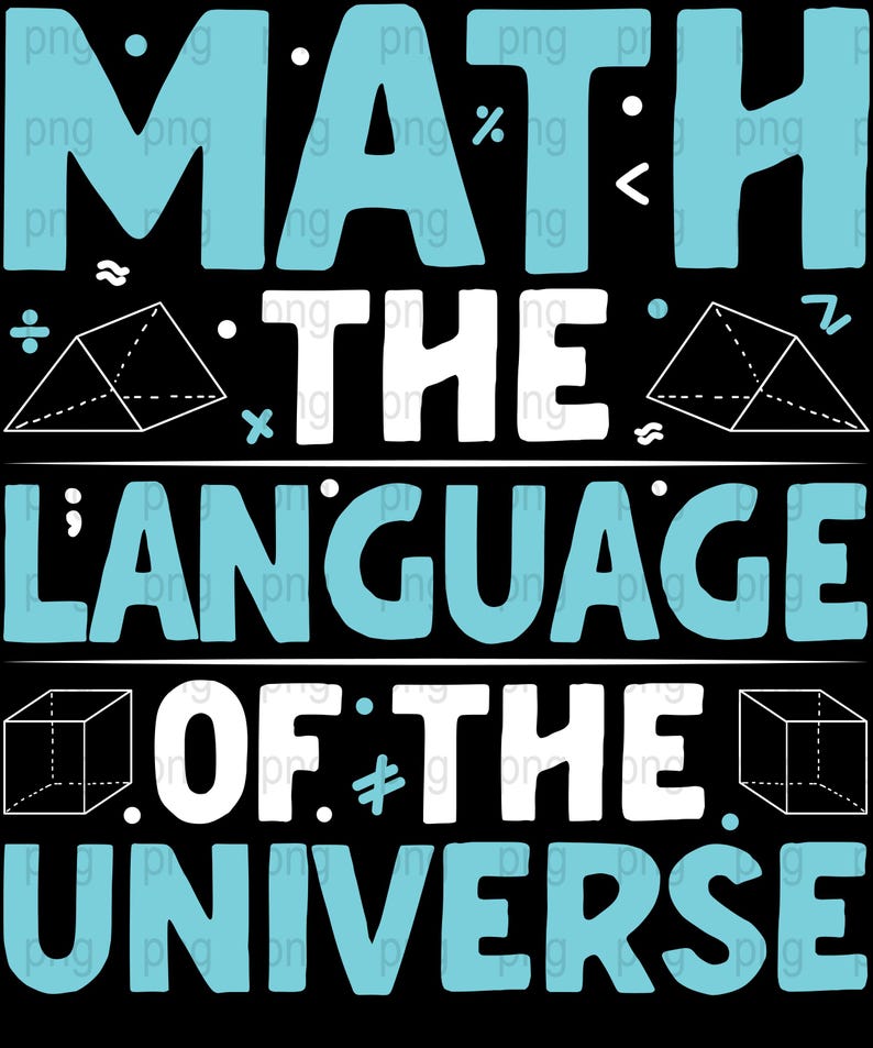 Math Language Universe Digital, Teacher Gift, Classroom Decor ...