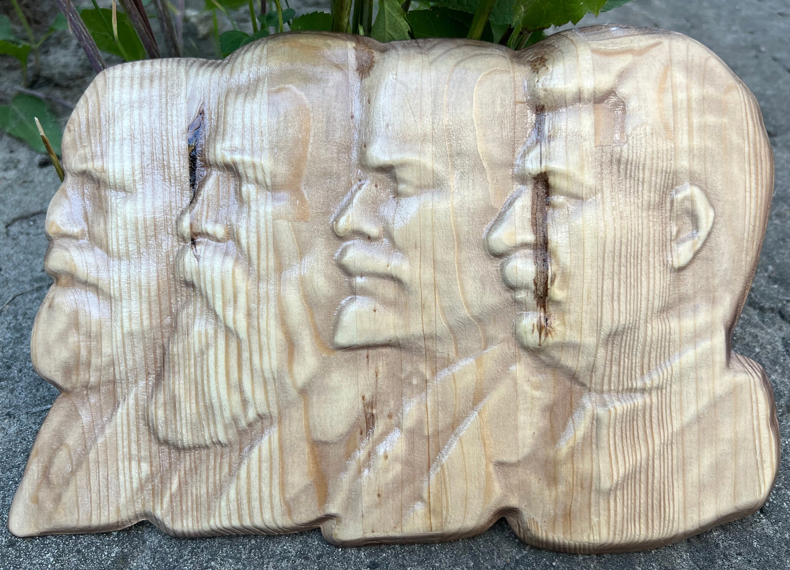 Marx Engels Lenin Stalin Communism Wood Carving Multicolor - Etsy