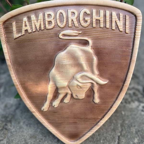 Lamborghini Logo Wall Art - Etsy