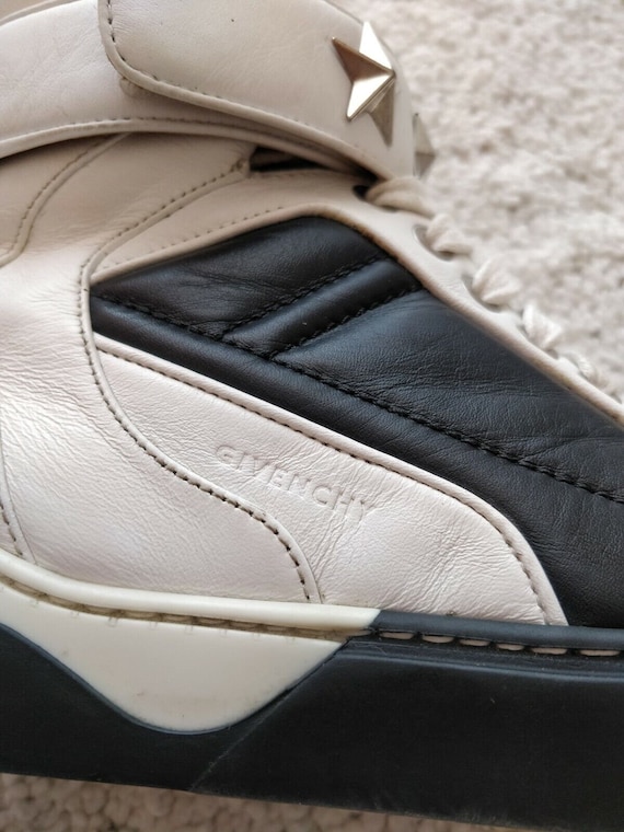 Givenchy Tyson Star White Leather High Top Womens Sne… - Gem