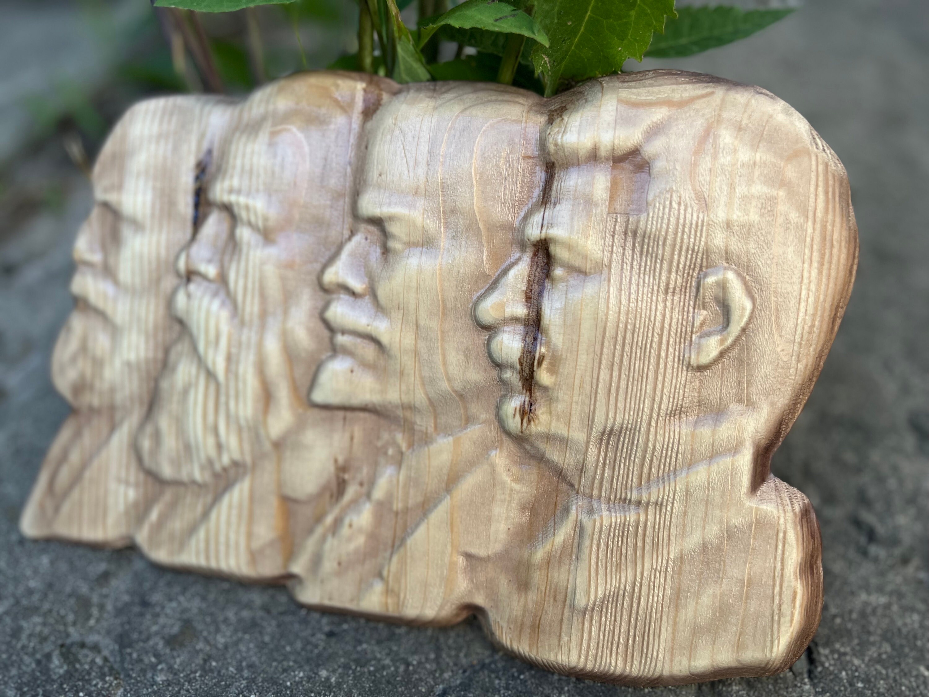 Marx Engels Lenin Stalin Communism Wood Carving Multicolor - Etsy