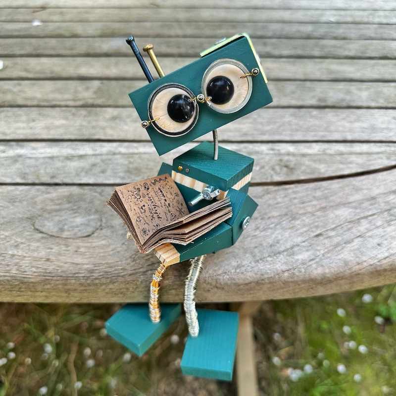 Wood Robot - Etsy