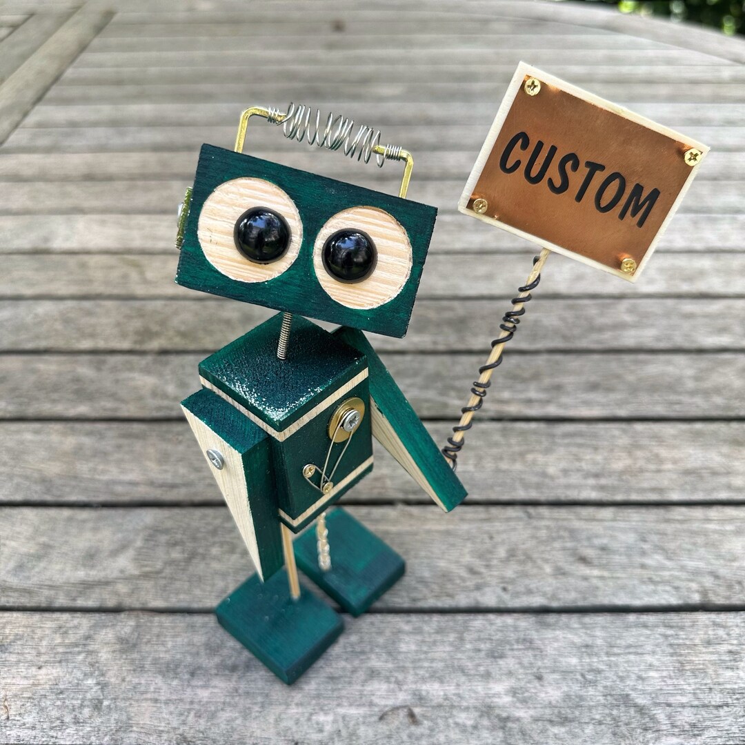 Steampunk Decor, Robot Toy, College Student Gift, Steampunk Robot, Dorm ...