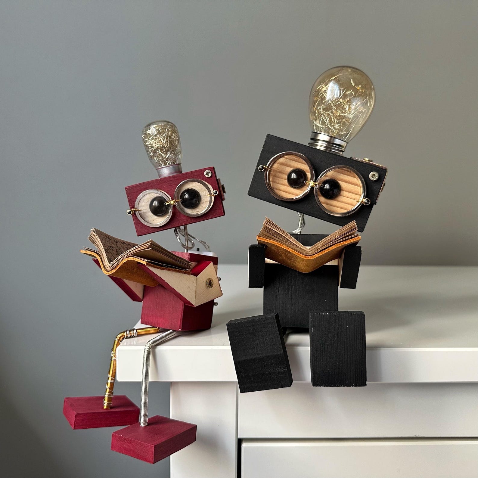 Steampunk Decor, Robot Toy, College Student Gift, Steampunk Robot, Dorm ...