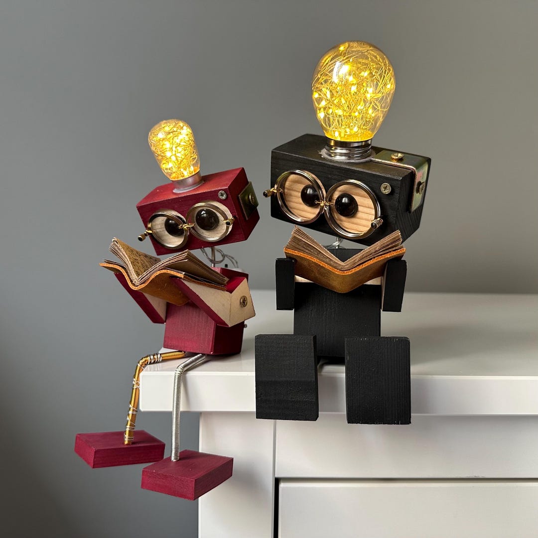 Steampunk Decor, Robot Toy, College Student Gift, Steampunk Robot, Dorm ...