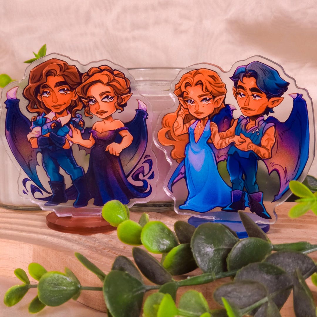 ACOTAR Acrylic Mini Standees | Feyre · Rhysand, Nesta · Cassian | A ...