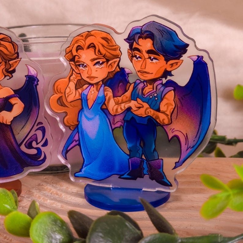 ACOTAR Acrylic Mini Standees | Feyre · Rhysand, Nesta · Cassian | A ...