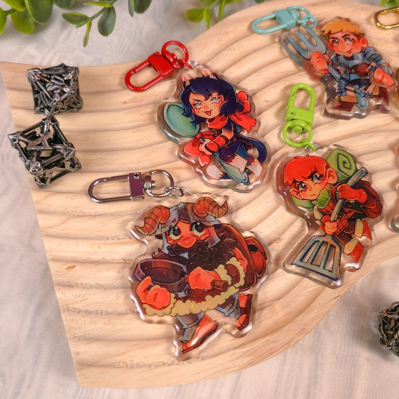 DUNGEON MESHI 7cm Acrylic Keychains | Delicious in Dungeon Cute Anime ...