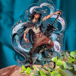 Mistborn Kelsier Vin Standee 15cm Cosmere Book Merch Mistborn 1st Era ...