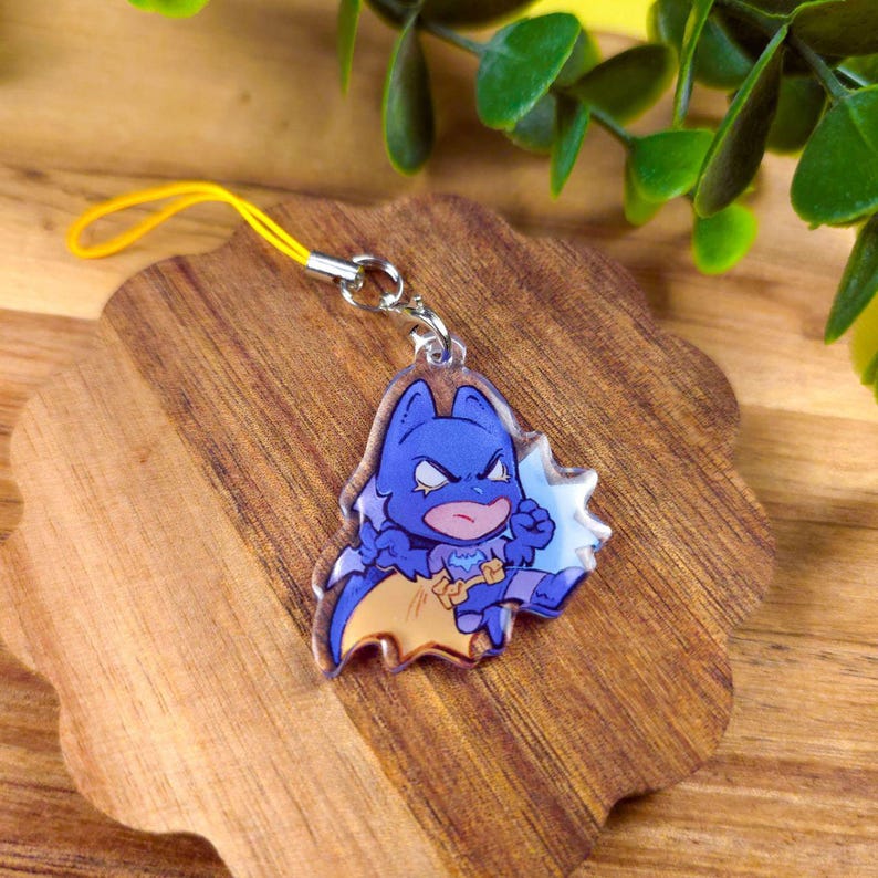 Batfam Mini Acrylic Phone Charms – 4cm | Red Hood, Nightwing, Robin(s ...