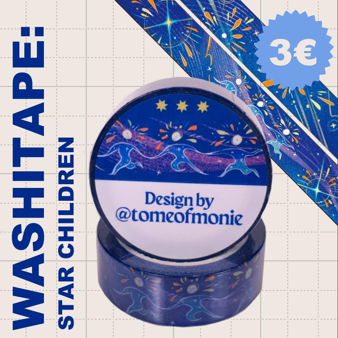 Howl's Moving Castle Washitape || Star Children Washi Roll Anime ...
