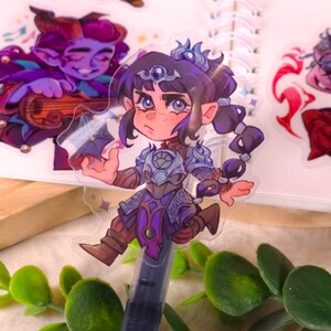 Baldur's Gate 3 Clear Stickers | 7 Cm Clear Cute Stickers With Semi ...