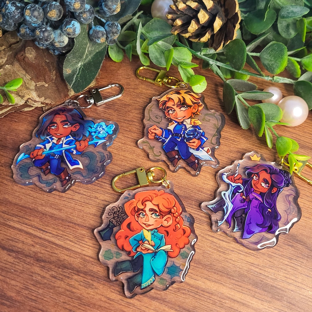 Stormlight Archive Keychains Kaladin Adolin Shallan Jasnah Cosmere Book ...