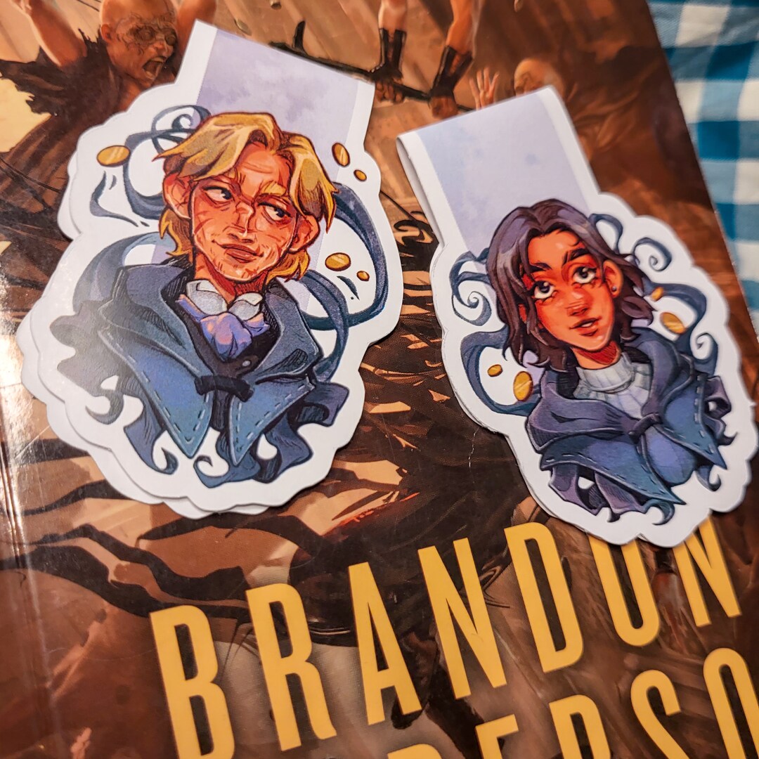 Mistborn 1st Era Magnetic Bookmarks Cosmere Series Booktok - Etsy