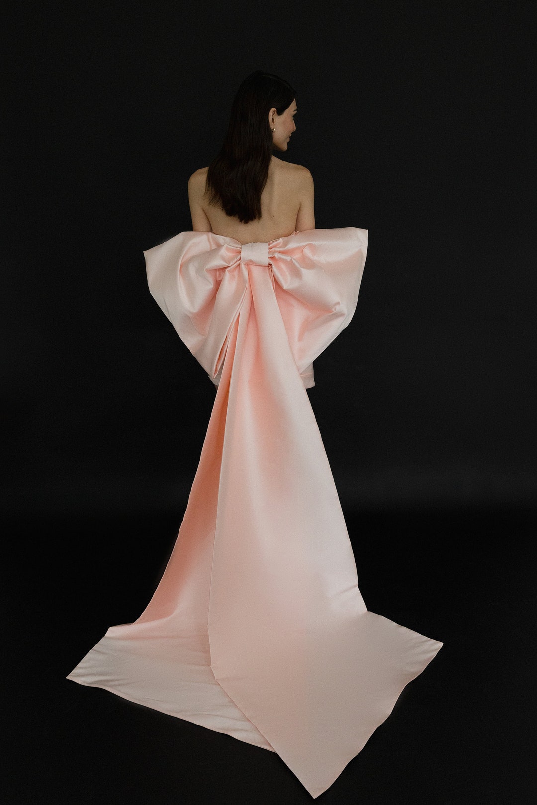 Mini Wedding Dress | Big Bow Wedding Dress | Pink Dress | Sweetheart ...