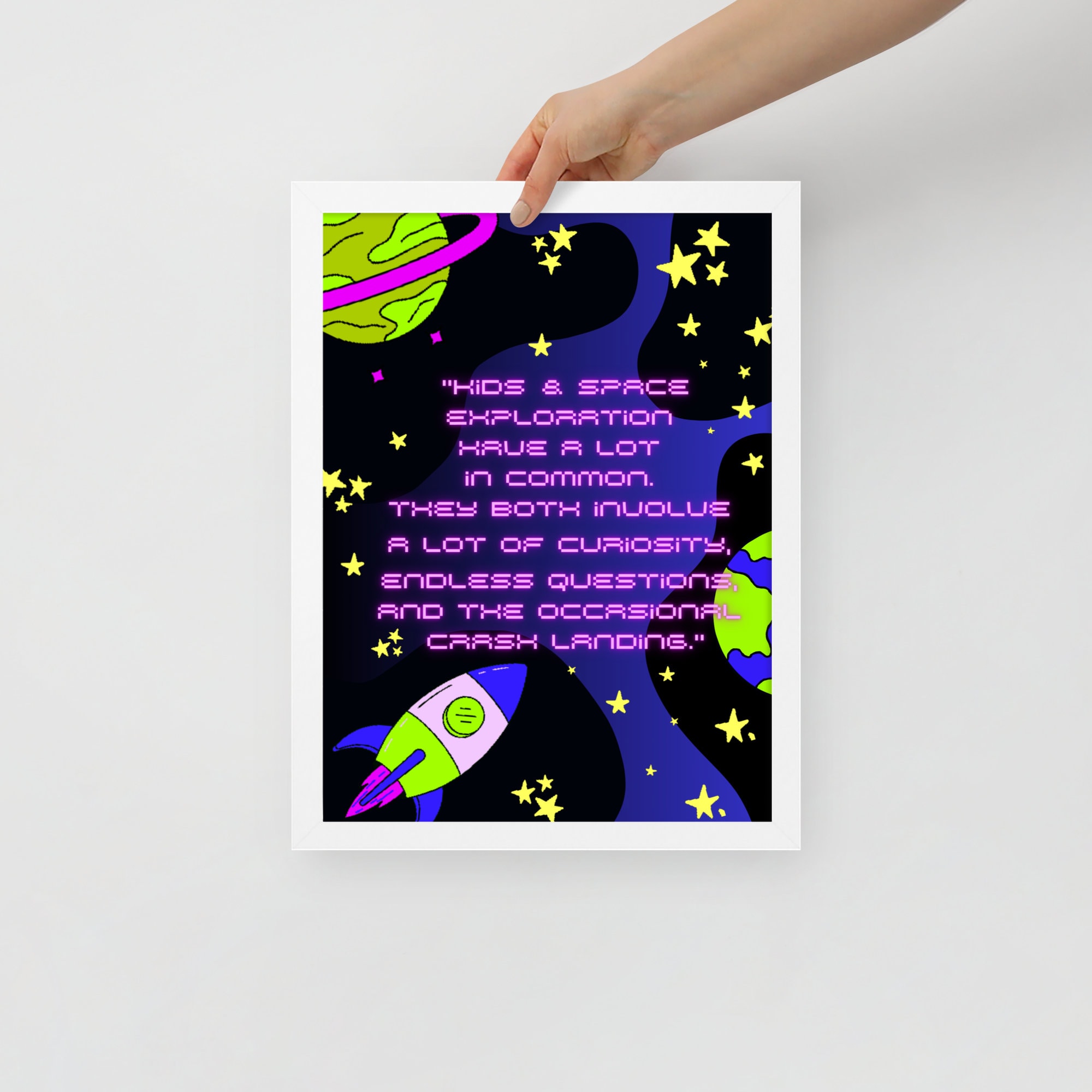 Printable Poster for Teachers or Educators-space-themed Classroom Decor ...