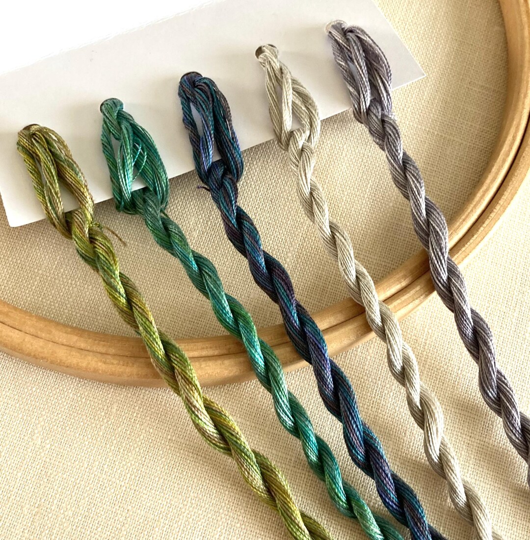 Variegated Cotton Hand Embroidery Thread Fine Perle 16 Five Lakeland ...