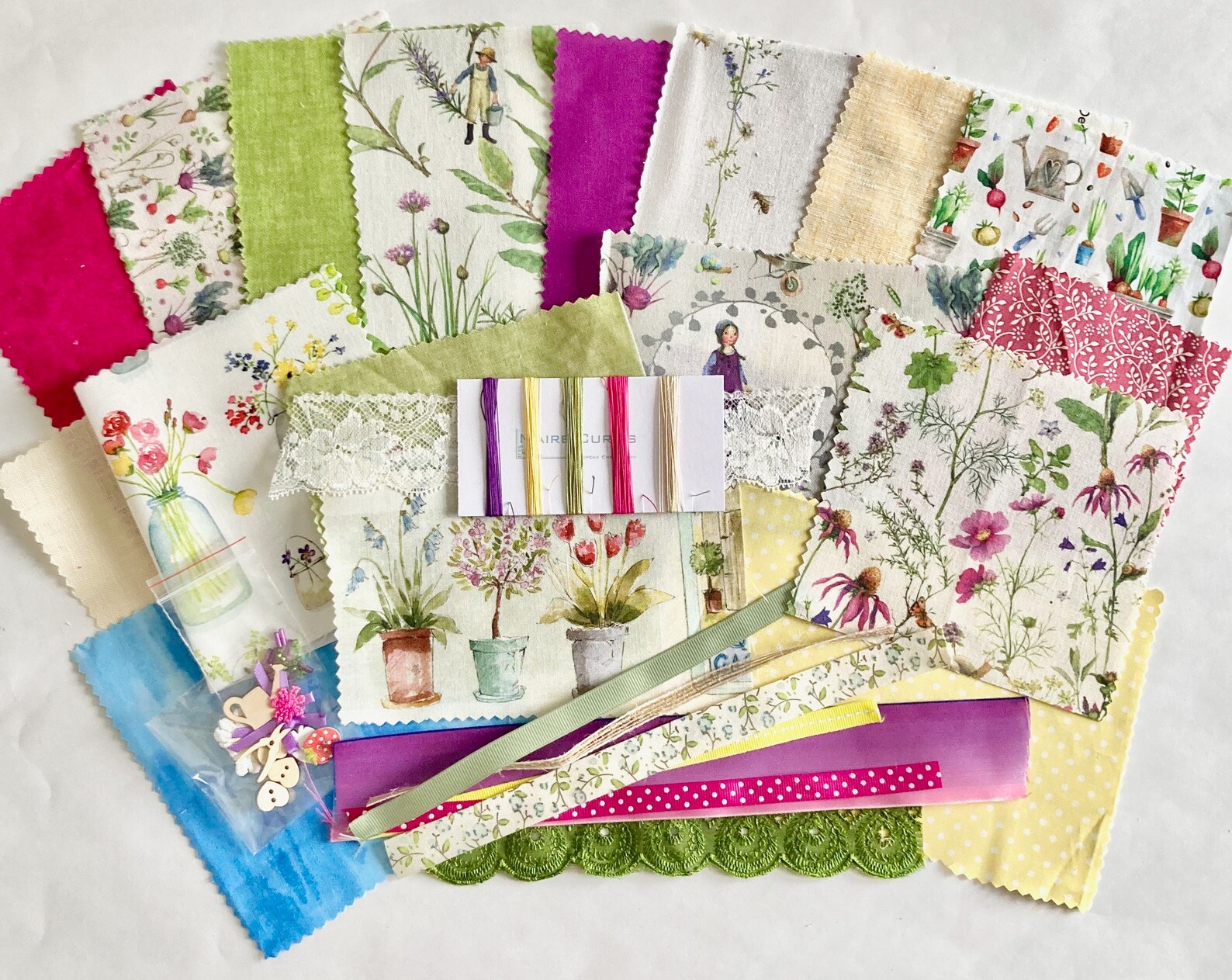 Slow Stitching Kit Cotswold Garden - Etsy