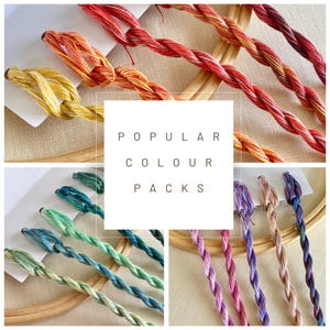 Variegated Cotton Hand Embroidery Thread Fine Perle 16 in Five Violet ...