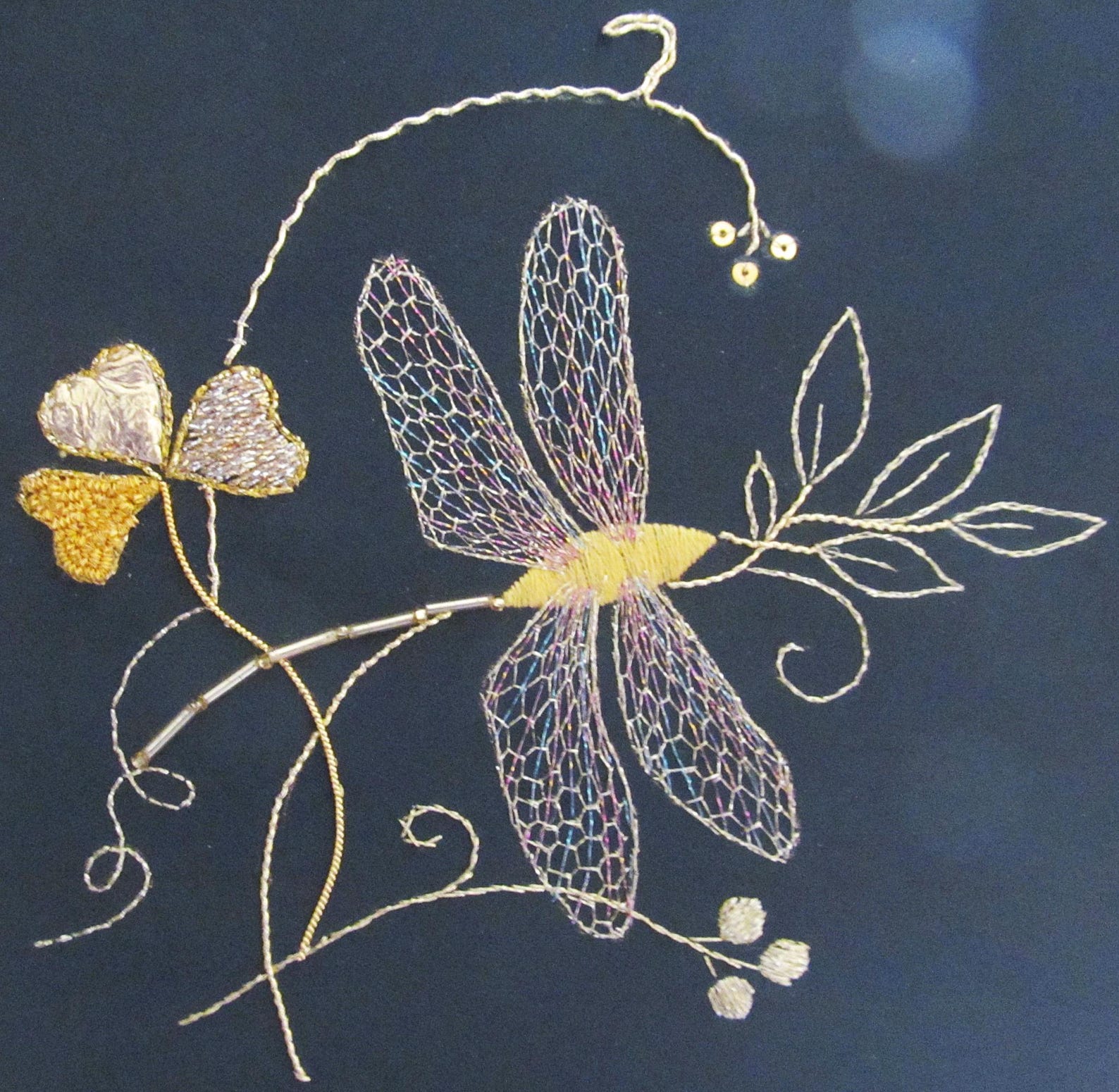 Goldwork Embroidery Kit - Tara Dragonfly - Etsy UK