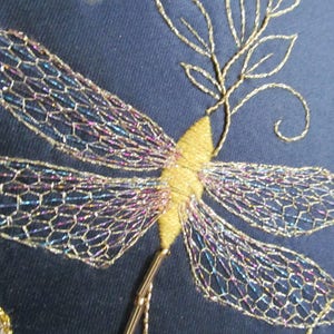 Goldwork Embroidery Kit - Tara Dragonfly - Etsy UK