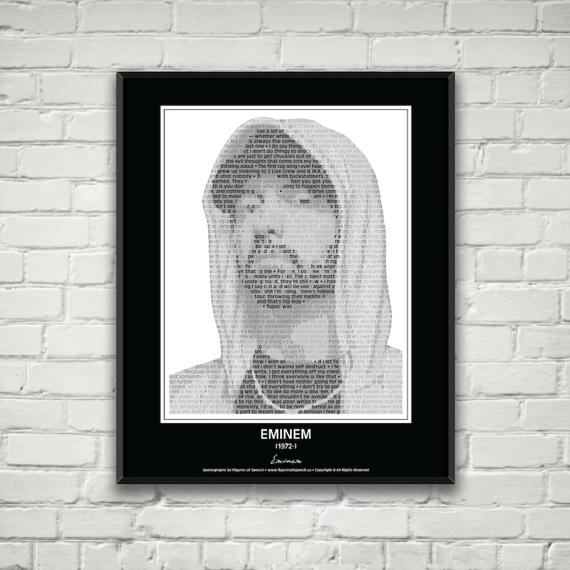 Rap Lyrics Wall Art - Etsy