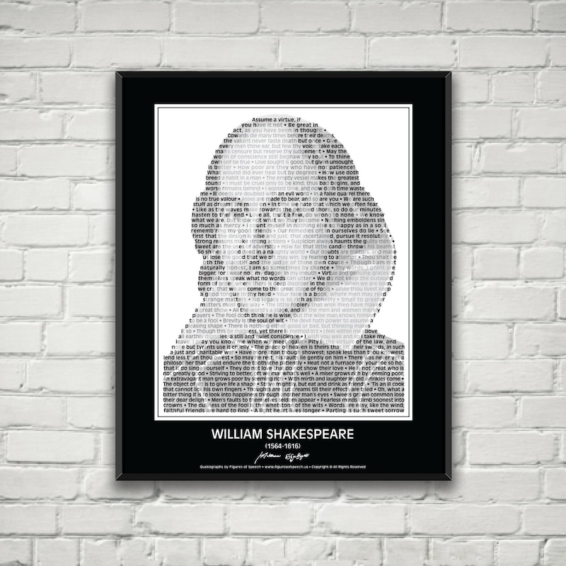 Shakespeare Poster - Etsy