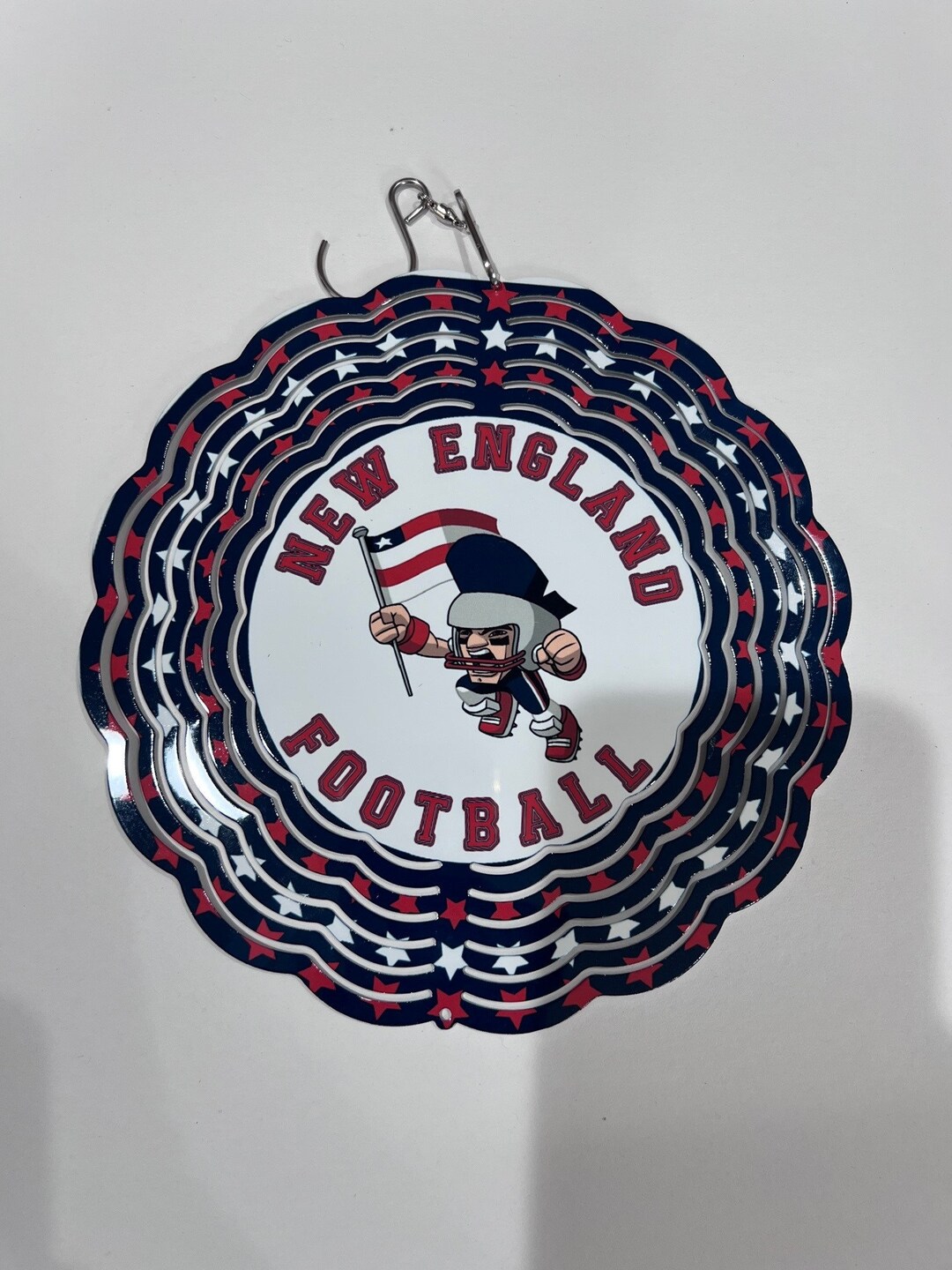New England Football Wind Spinner - Etsy
