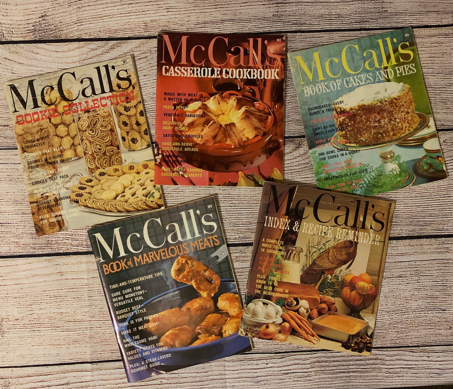 Vintage McCall's Cookbooks Cook Booklets 1970's | Etsy