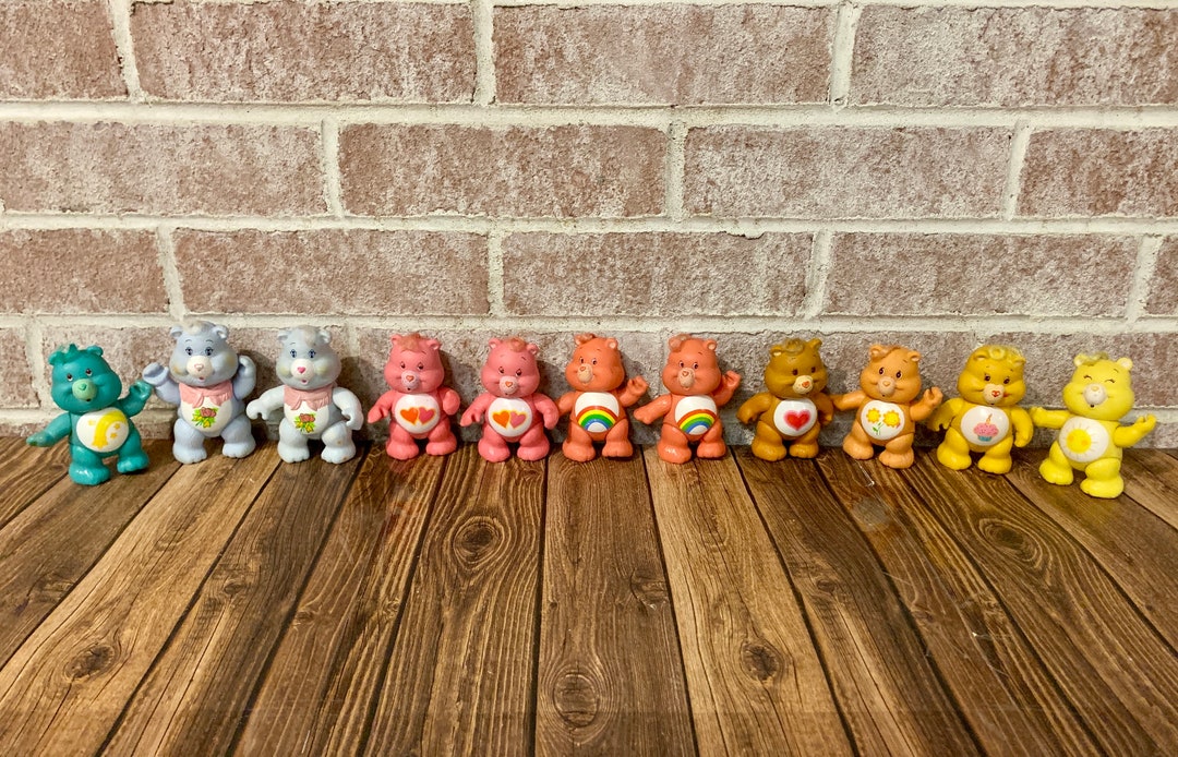 Vintage Kenner Posable Vinyl Figures Care Bears Selection 1984 - Etsy