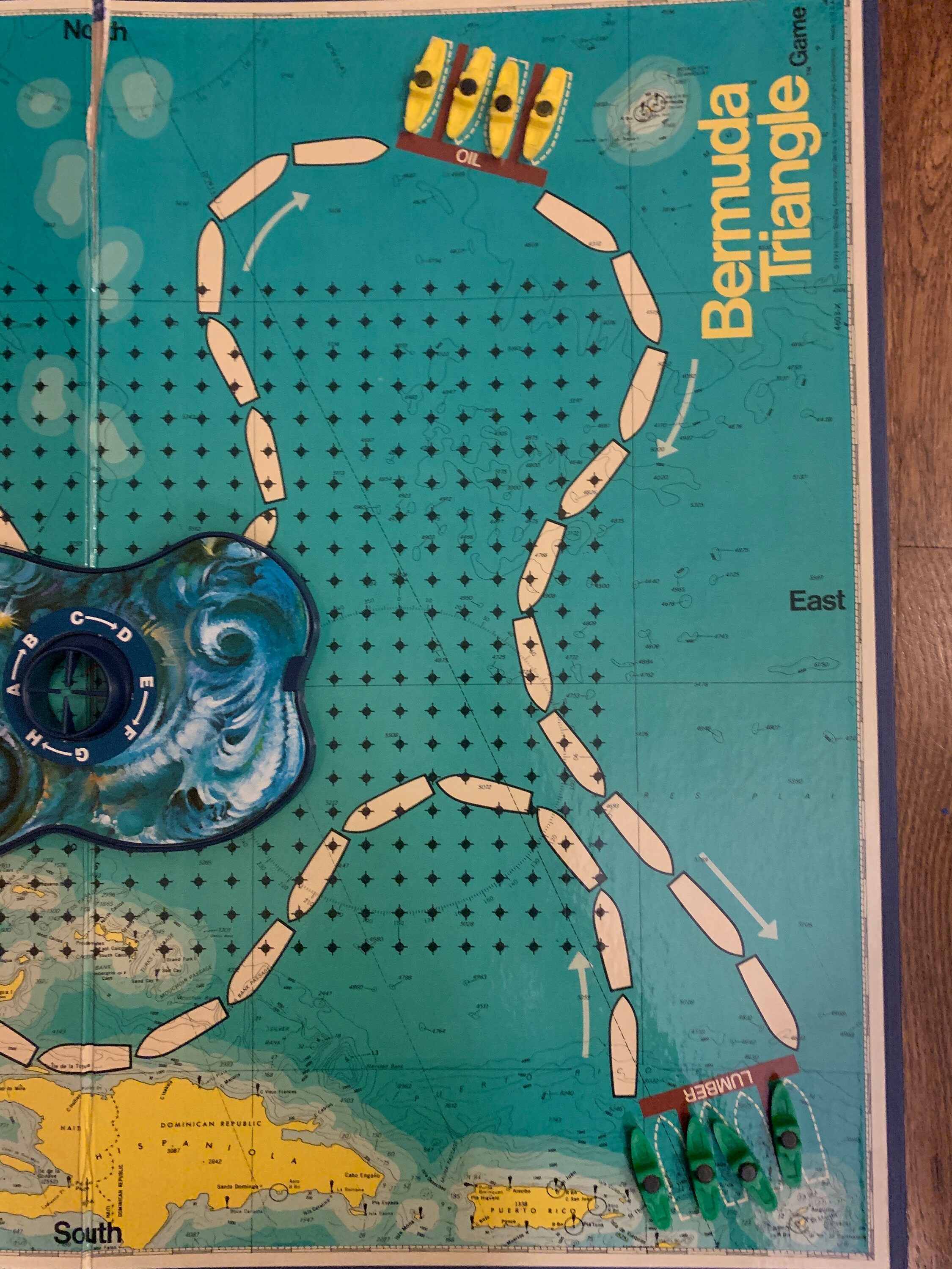 Vintage Milton Bradley bermuda Triangle Board Game, Complete, 1976 - Etsy