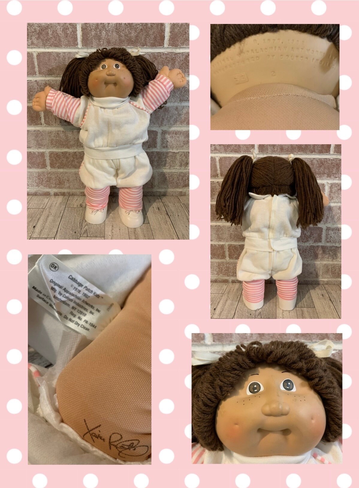 Coleco Cabbage Patch Dolls Selection Freckled Kids Head Mold 2 1983 - Etsy