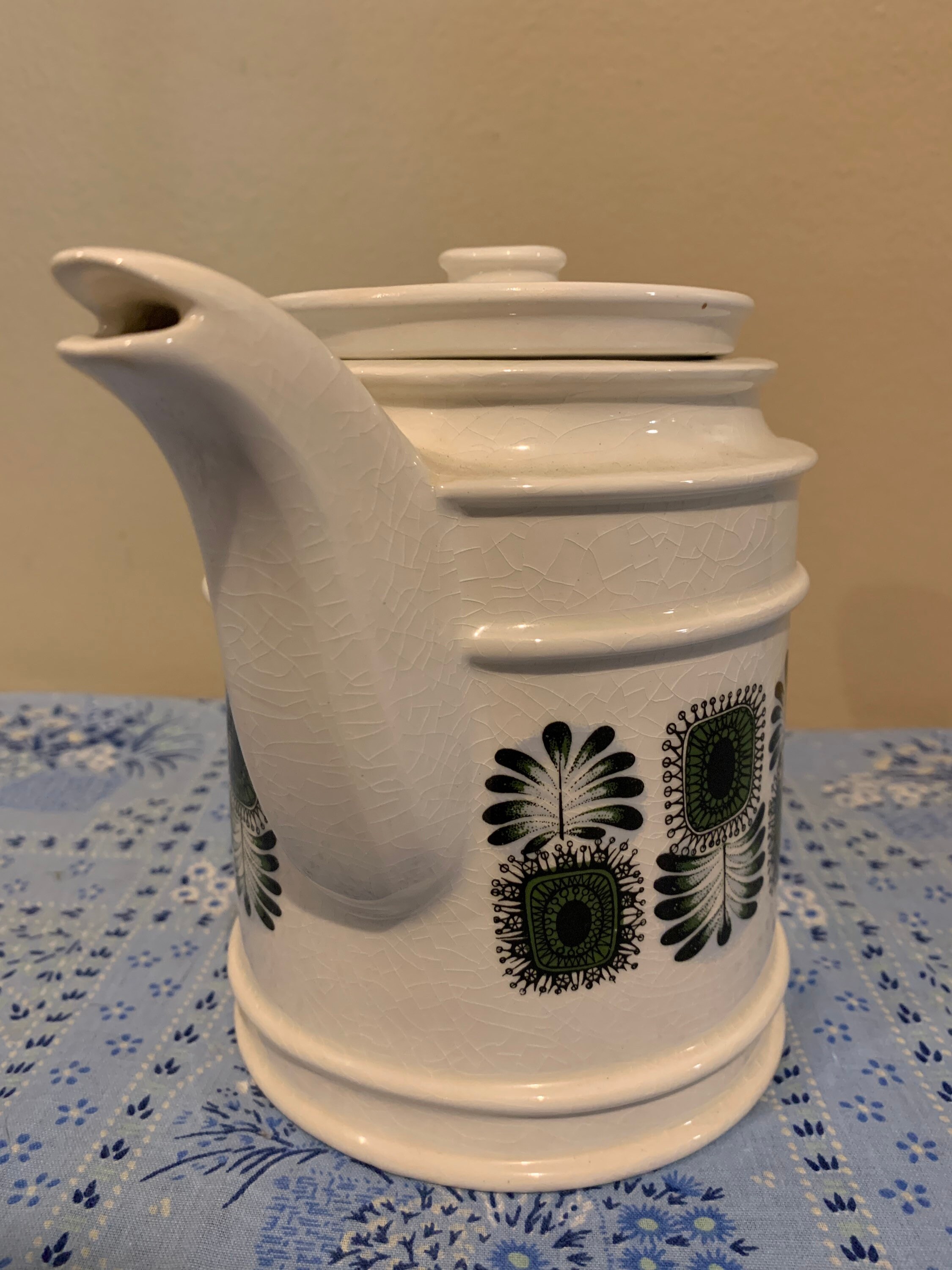 Vintage PORTMEIRION Floral Botanical Print Pattern Teapot - Etsy