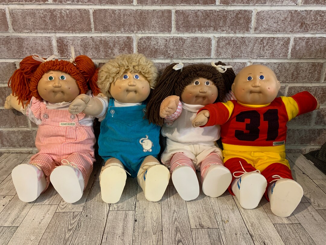 Coleco Cabbage Patch Dolls Selection Freckled Kids Head Mold 2 1983 - Etsy
