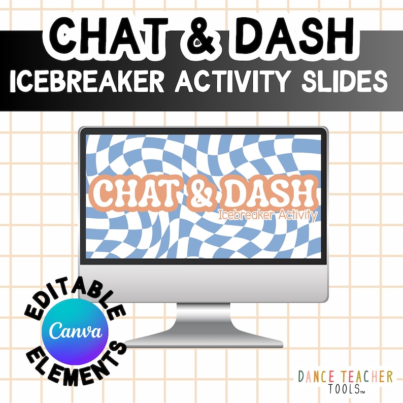 Dance & Cheer Team Icebreaker Game: Editable Canva Template (13 Slides ...