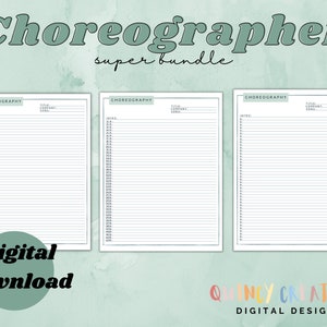 Choreographer Super Bundle/ Dance Teacher & Studio Owner Choreography ...