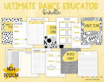 Ultimate Dance Educator Bundle Pink 2025-2026 / Dance Teacher Planner ...