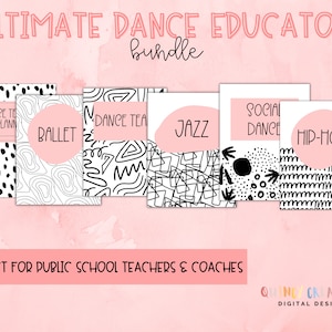 Ultimate Dance Educator Bundle Pink 2025-2026 / Dance Teacher Planner ...