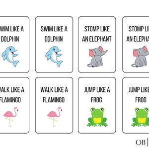 Animal Dance Matching Game! (for Pre-dance & Creative Movement Classes ...
