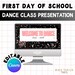 Dance Class Slides: Editable Canva Template for Teachers (digital ...
