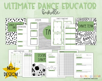 Ultimate Dance Educator Bundle Pink 2025-2026 / Dance Teacher Planner ...