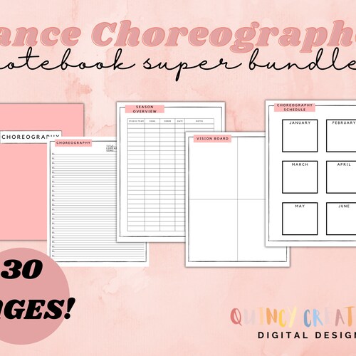 Choreographer Super Bundle/ Dance Teacher & Studio Owner - Etsy