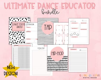 Ultimate Dance Educator Bundle Pink 2025-2026 / Dance Teacher Planner ...