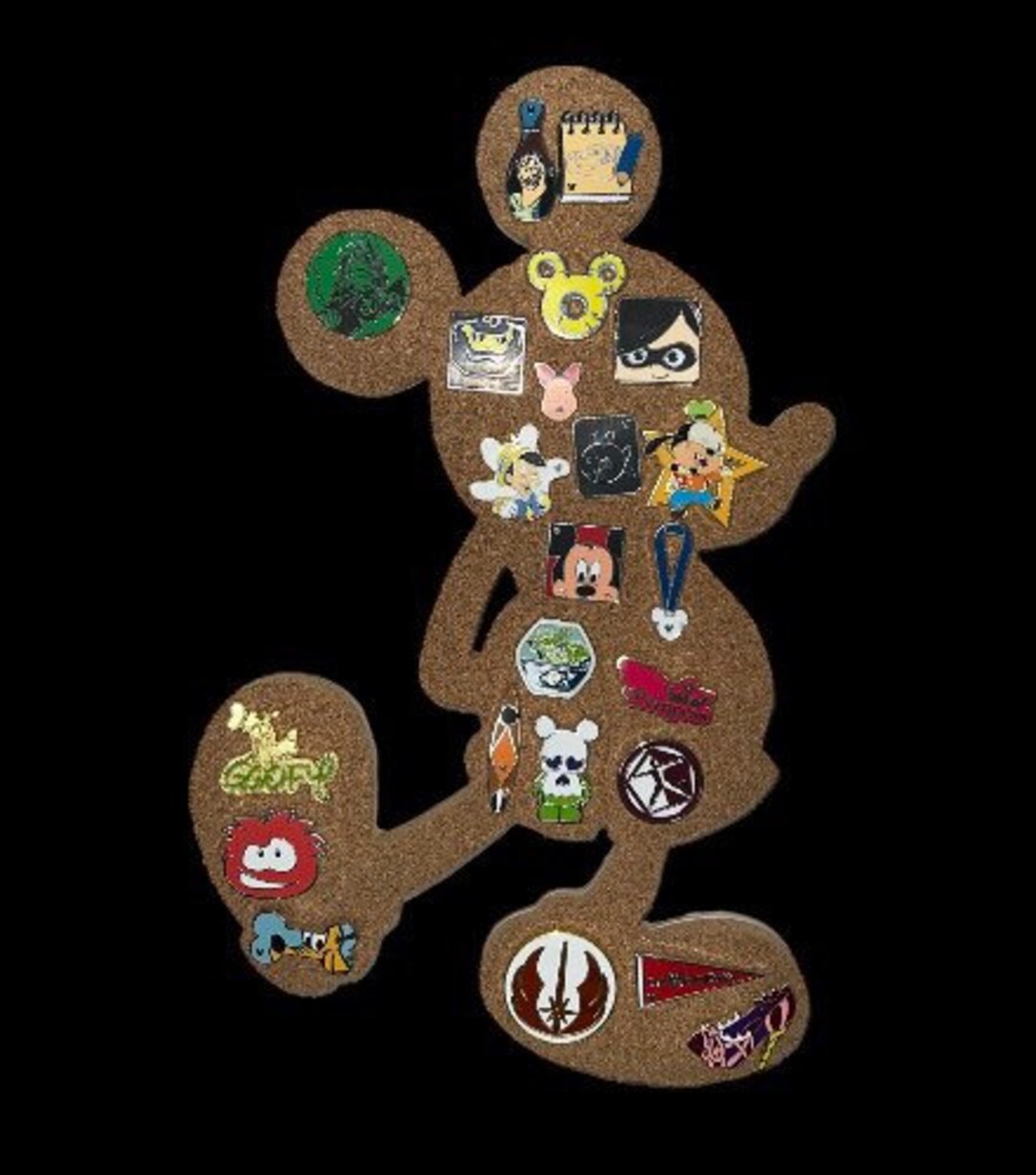 Mickey Mouse Inspired Pin Board Corkboard - Pin Collector | Disney - Etsy