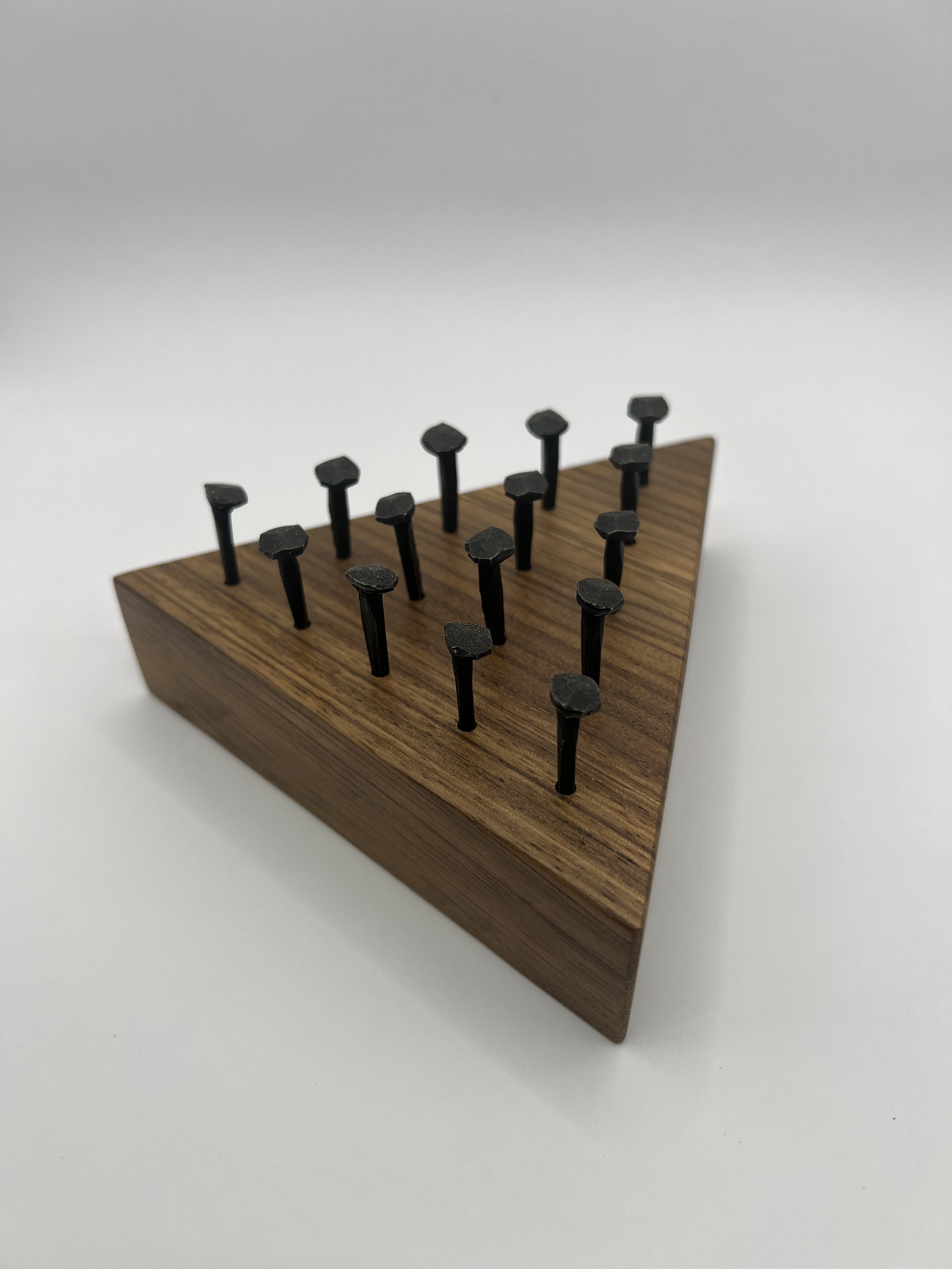 Rustic Triangle Peg Jump Game | Unique and Charming Home Decor - Etsy