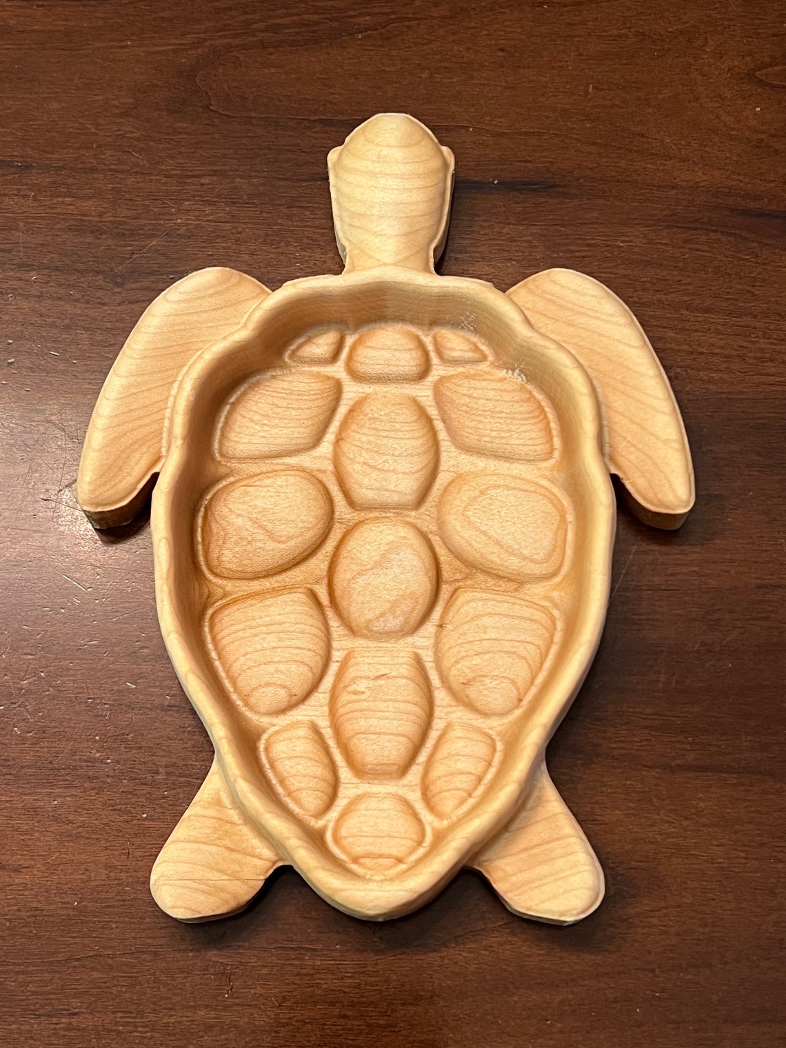 Handmade Wooden Turtle Tray: Maple Catch-all Dish, Home Decor - Etsy