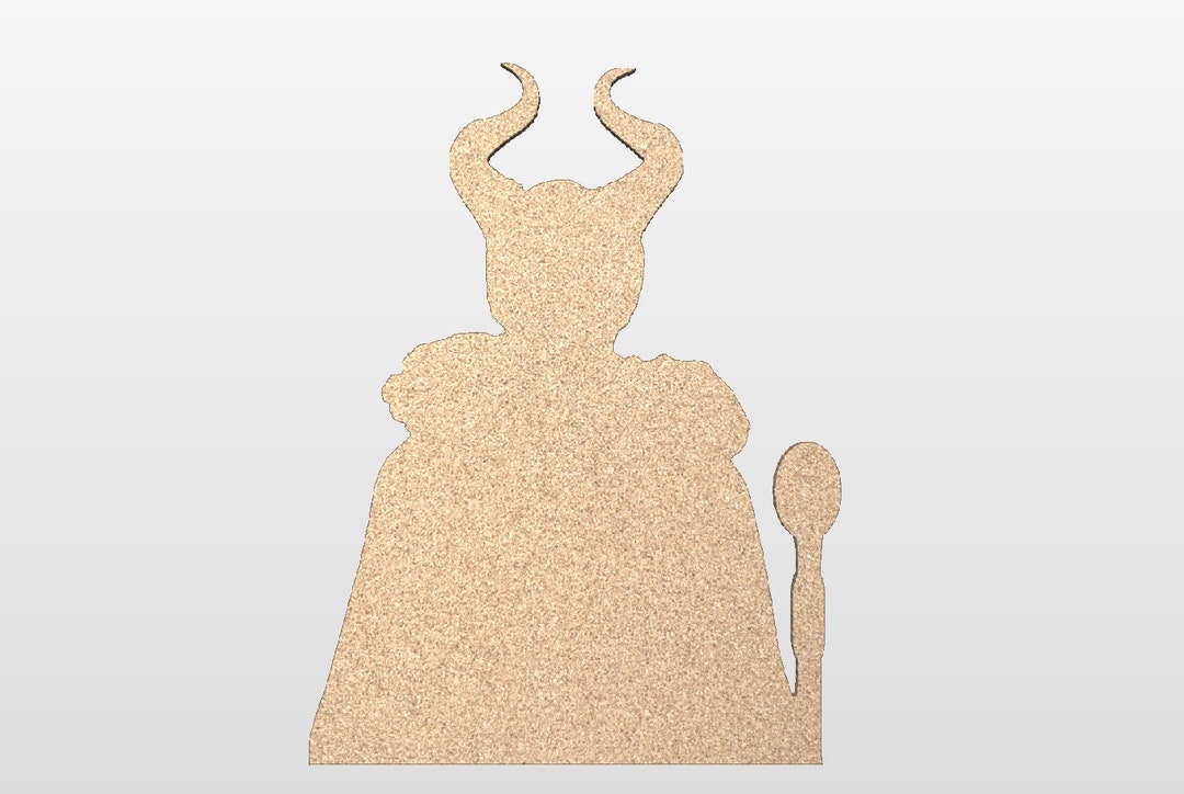 Maleficent Profile Pin Board Corkboard - Pin Collector, Gift Item, Kids ...