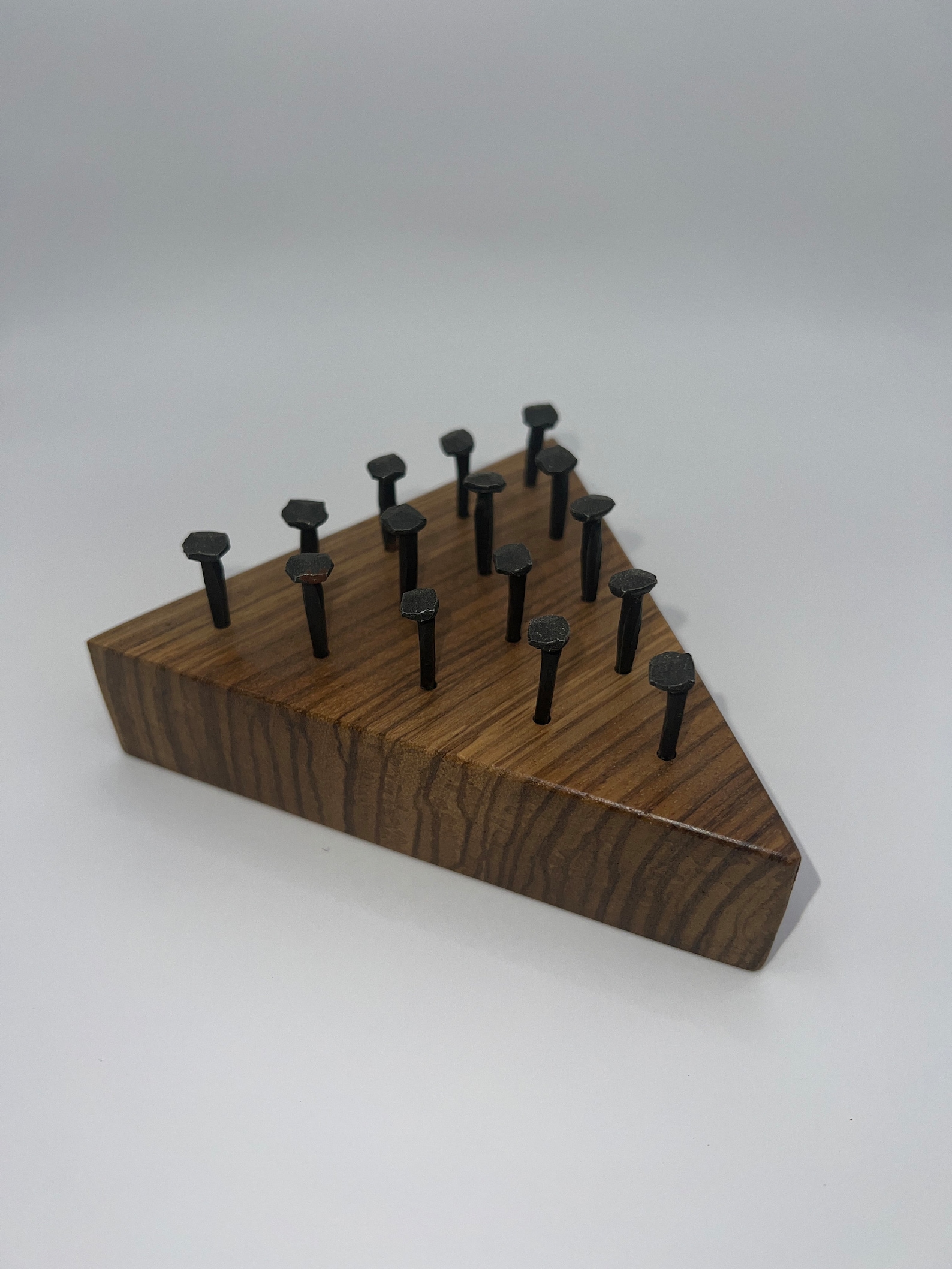 Rustic Triangle Peg Jump Game | Unique and Charming Home Decor - Etsy