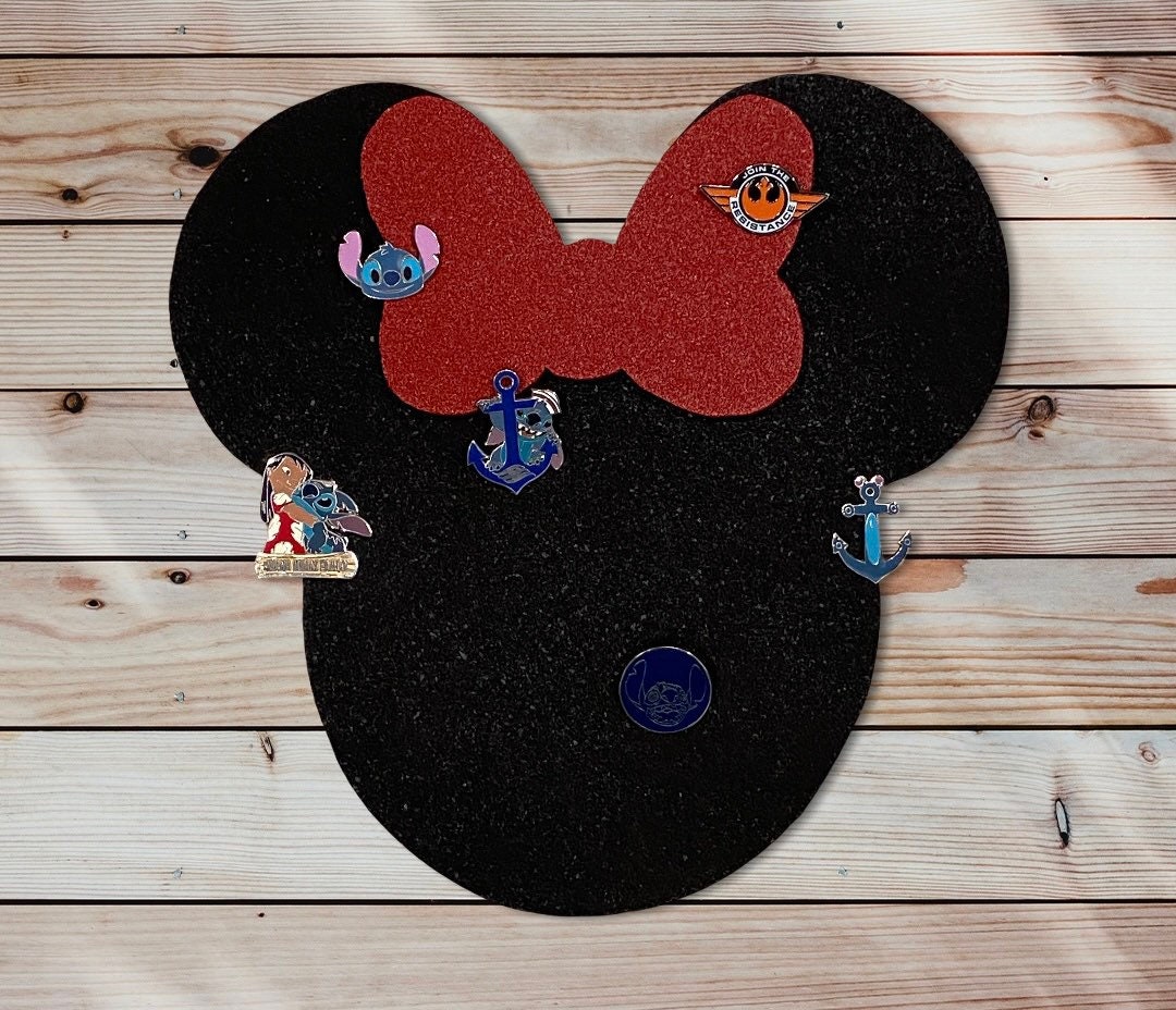 Minnie Mouse Inspired Pin Board: 3D Bow Corkboard - Etsy