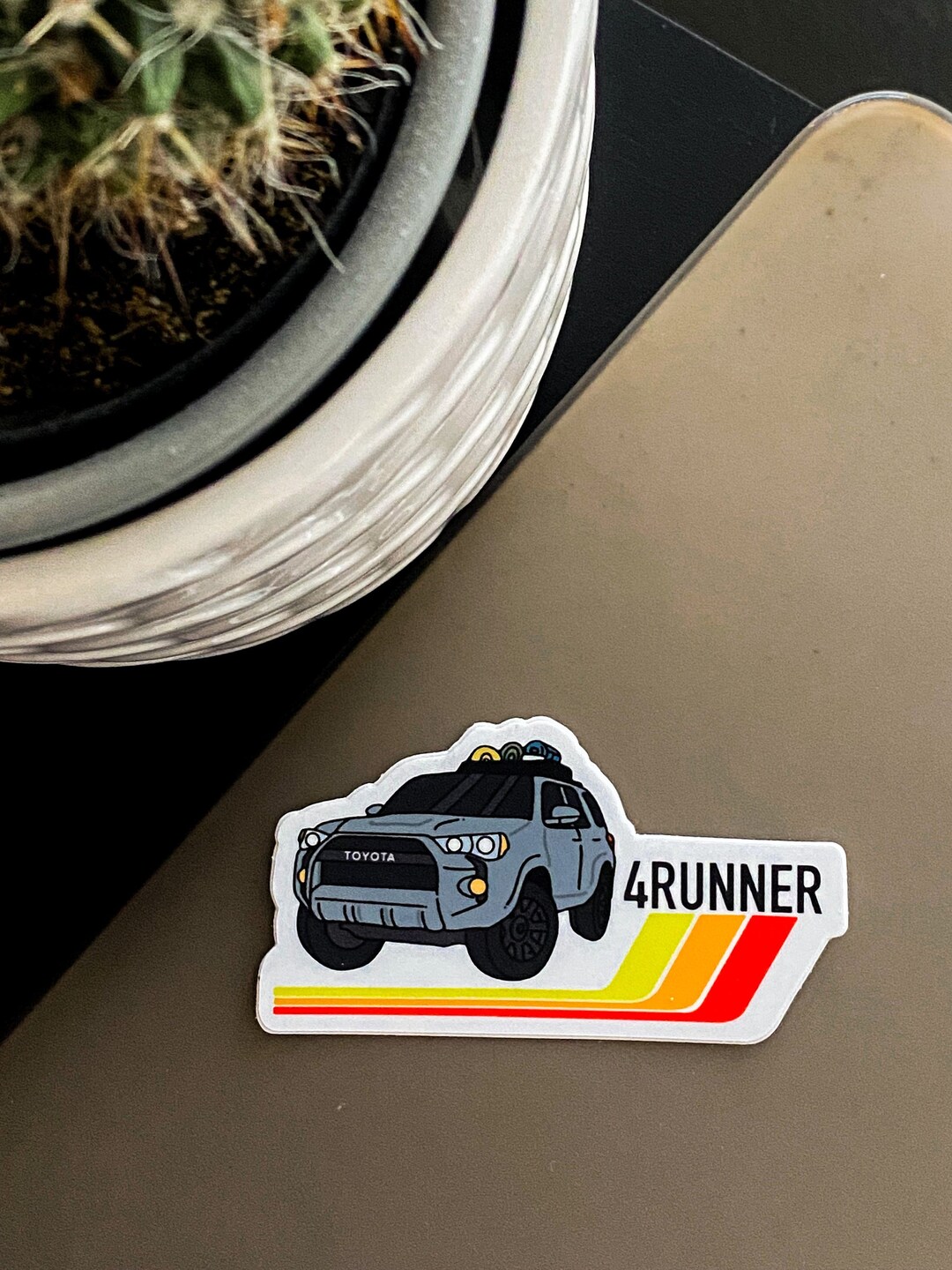 Grey and White 4runner Sticker - Etsy